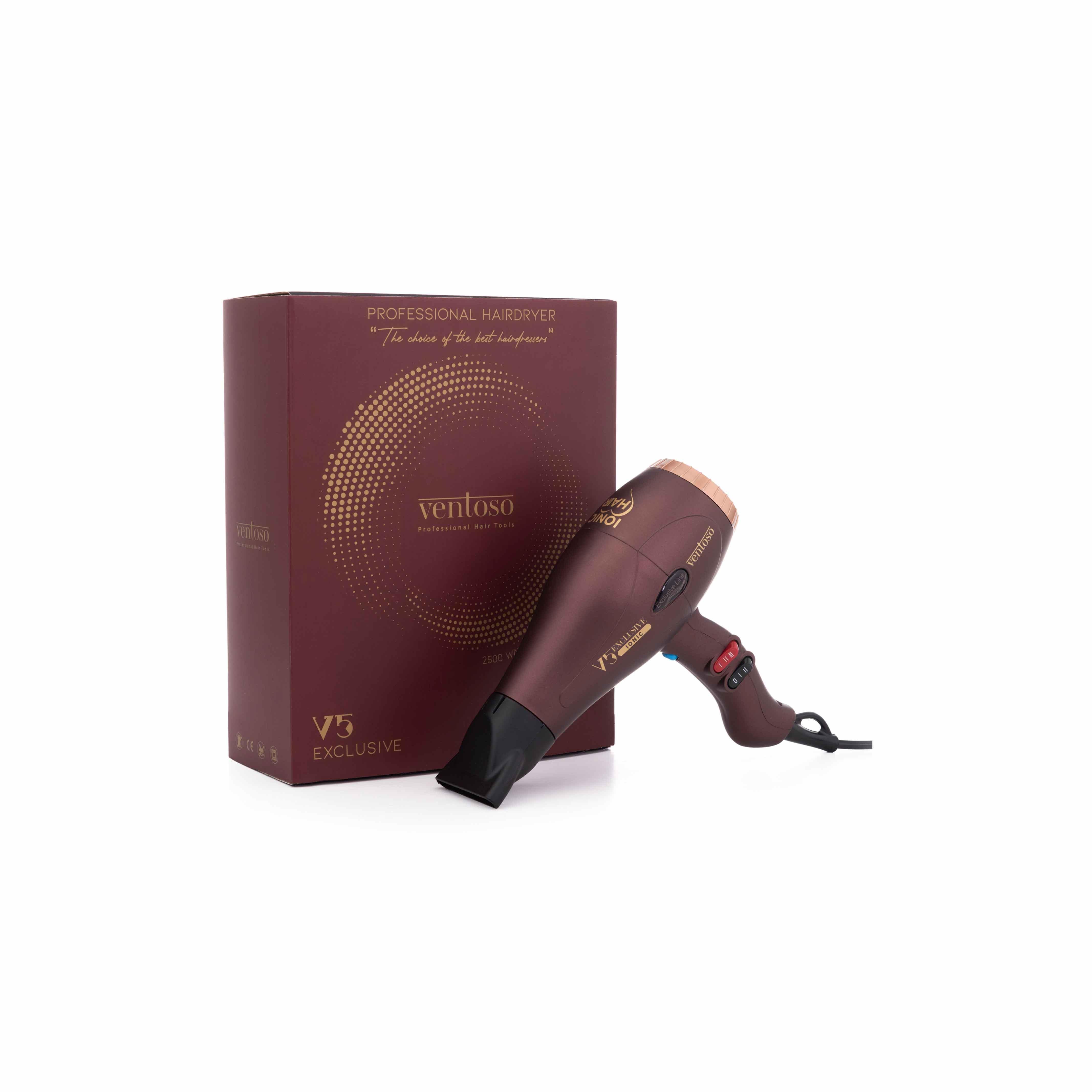 Ventoso V5 Exclusive Ionic 2500 W Professional Blow Dryer Pearl Coffee